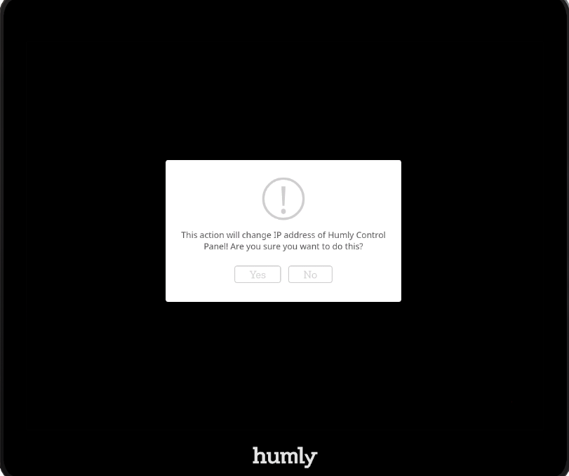 How to disconnect a Humly room display from Humly control panel.
