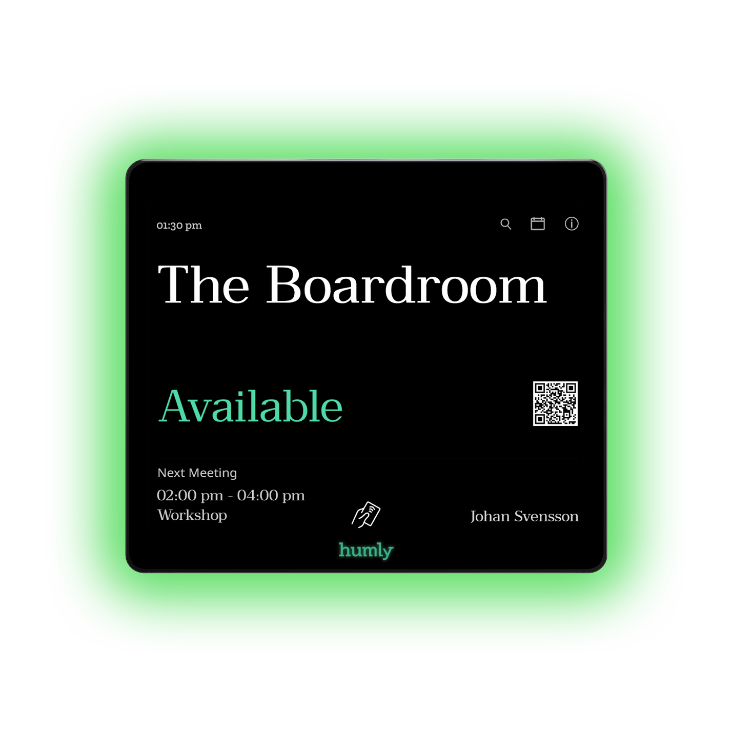 Using Humly Room Display with Nexudus