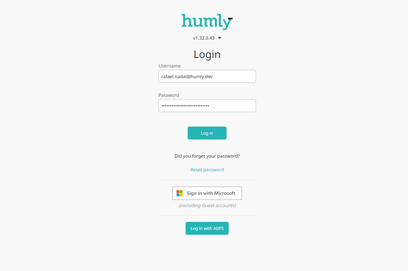 Humly Reservation - user guide