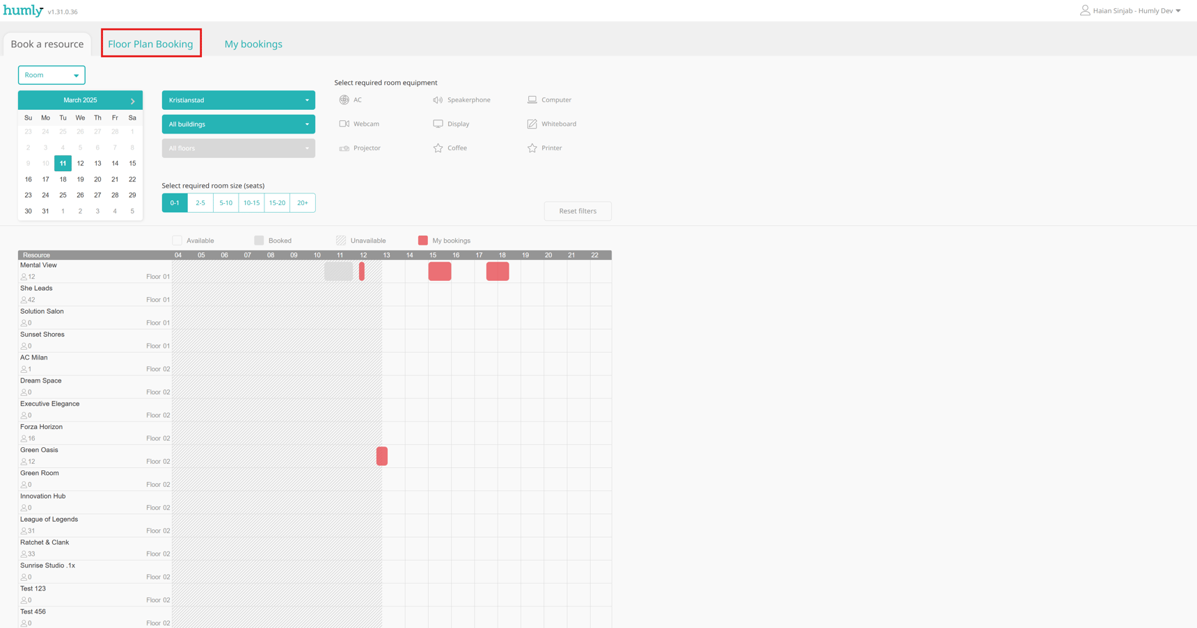 Humly Floor Plan - User Guide