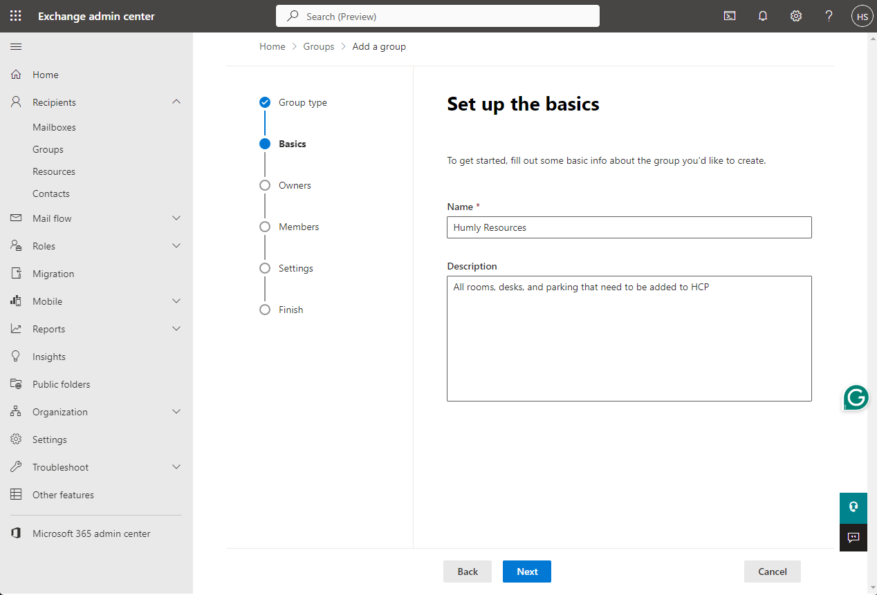 Booking System Preparation - Advanced M365