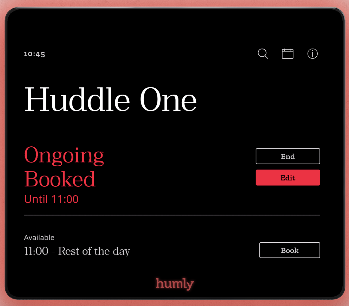 Humly Room Display - User Guide