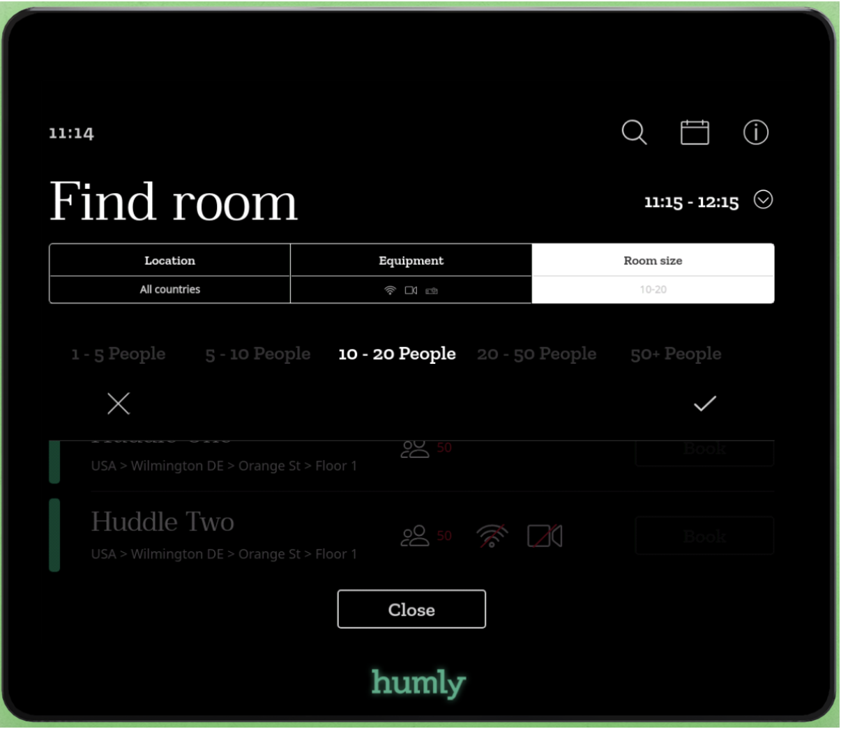 Humly Room Display - User Guide